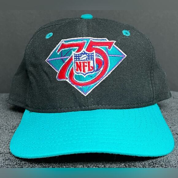 New Era | Accessories | Vintage Nfl 75th Logo Anniversary Mens Snapback ...